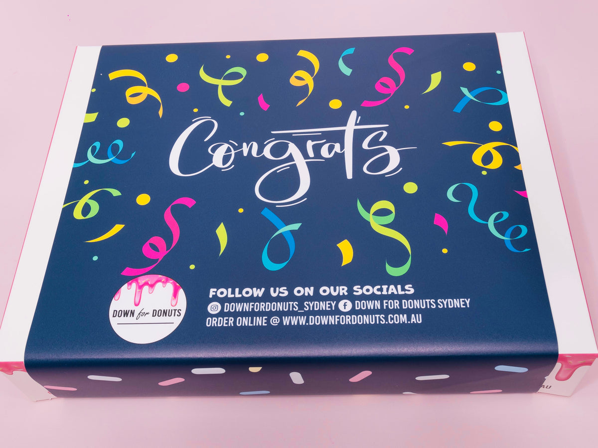 CONGRATS GIFT MESSAGE – Down for Donuts